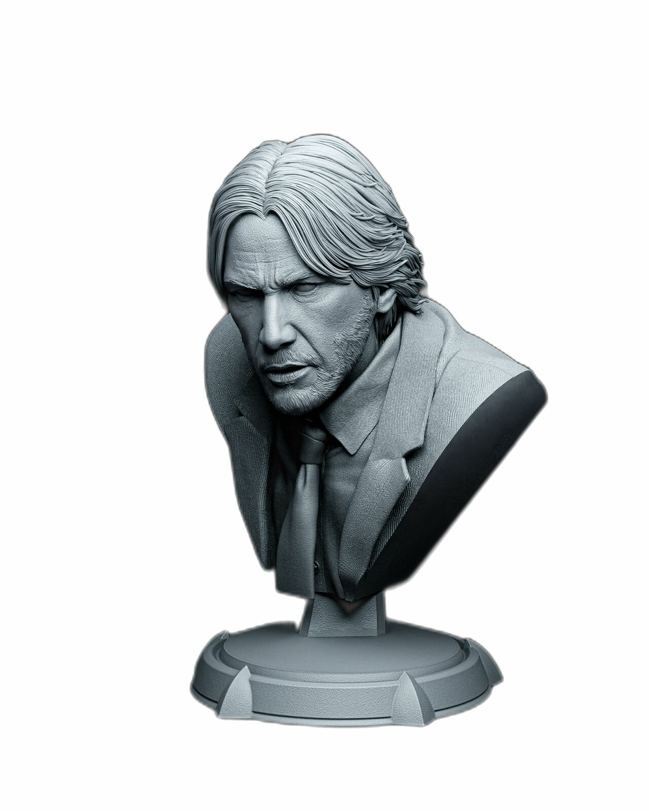 Сборная модель Baba Yaga (John Wick), бюст, 96мм для покраски
