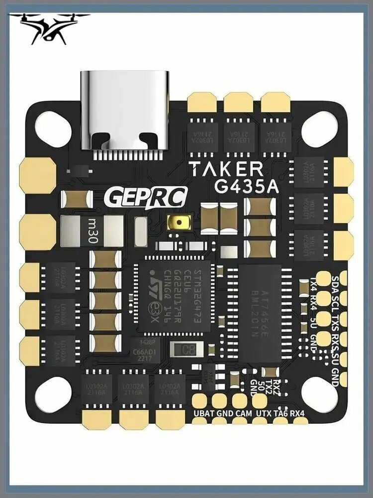 Полётный контроллер GEP- TAKER G4 35A AIO 2S 3S 4S