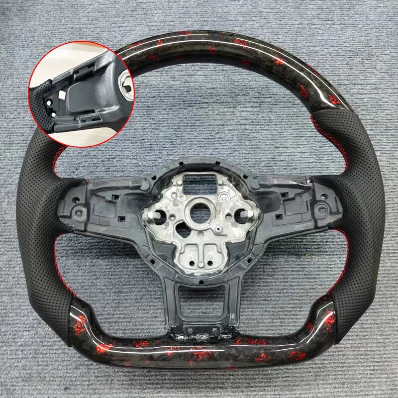 Рулевое колесо карбон, алькантара, Color: 10, VW Golf 7/7.5