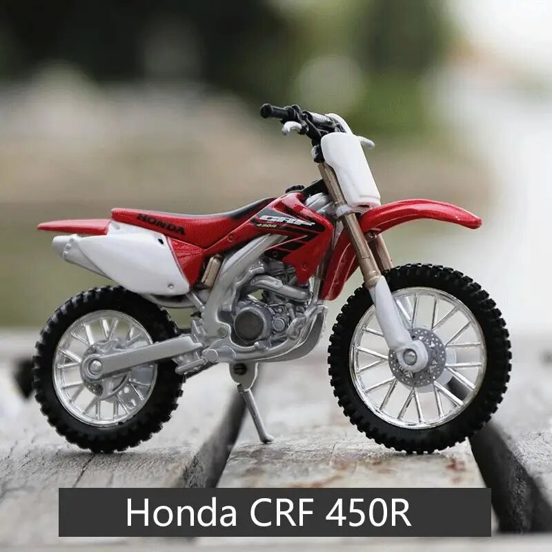 Bburago металлический мотоцикл Honda CRF450R 1:18