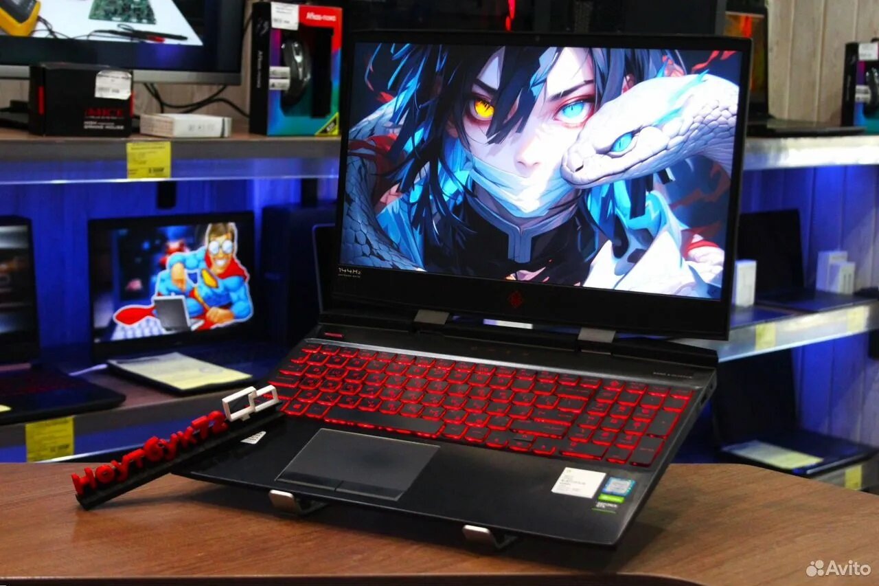 Ноутбук HP Omen 15-dc1060TX/i5-9300H/8/RTX1650/512/Win10