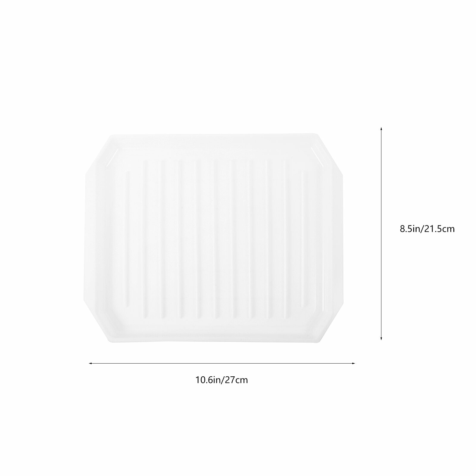 Поднос Для Приготовления Бекона В Микроволновке Размер 27.00X21.90X2.10Cm Белый