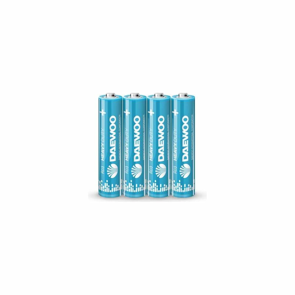 Батарейка Солевой элемент питания DAEWOO AAA/R03 1.5В Heavy Duty 4S (уп.4шт) 5029330