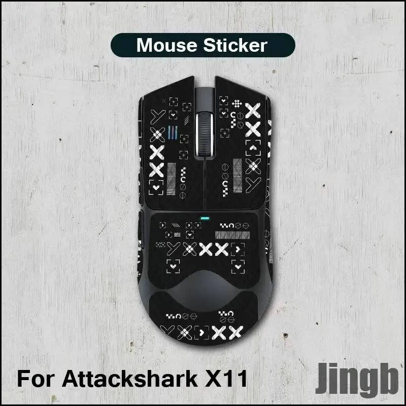 Самоклеящиеся противоскользящие накладки, грипсы для мыши Attack Shark X11