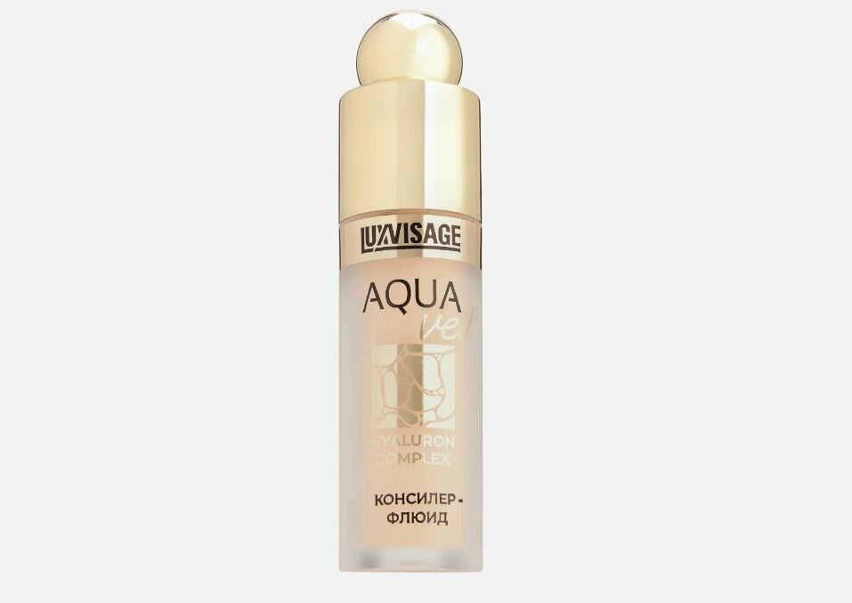 Консилер-флюид для лица LUXVISAGE Aqua veil hyaluron complex, 102