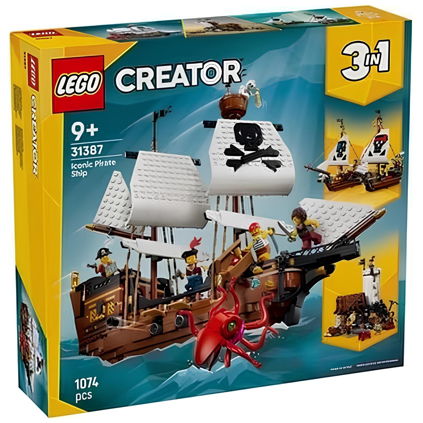 Конструктор LEGO Creator 31387 Легендарный пиратский корабль 3 в 1