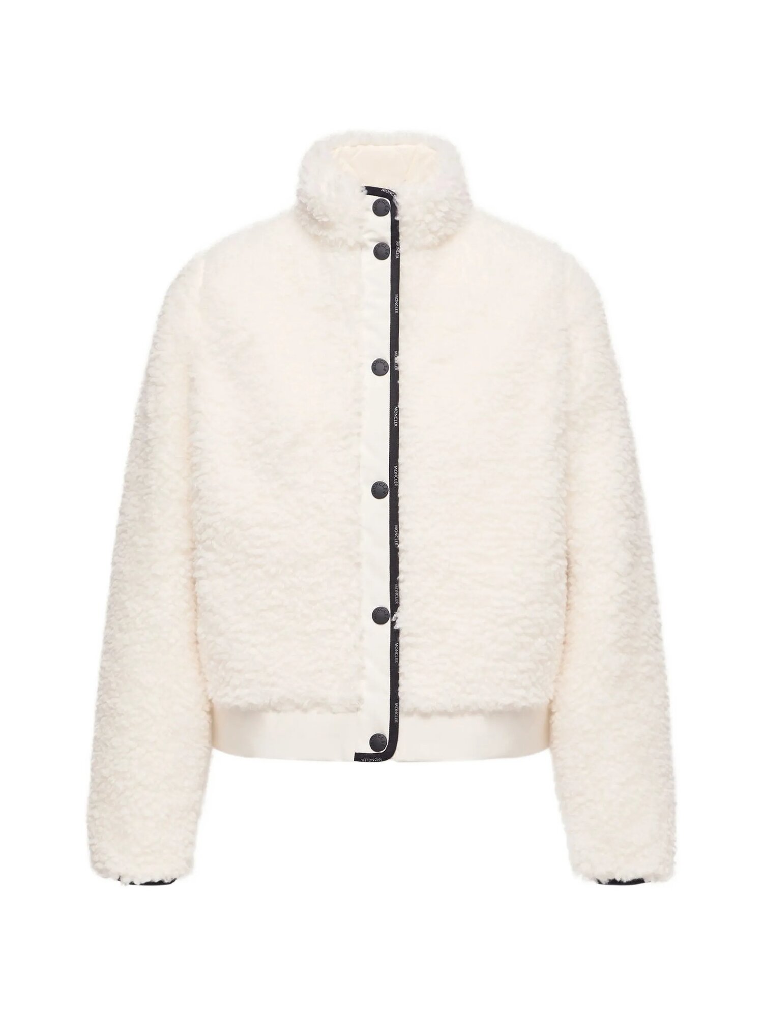 Кардиган Fleece-texture high-neck cardigan