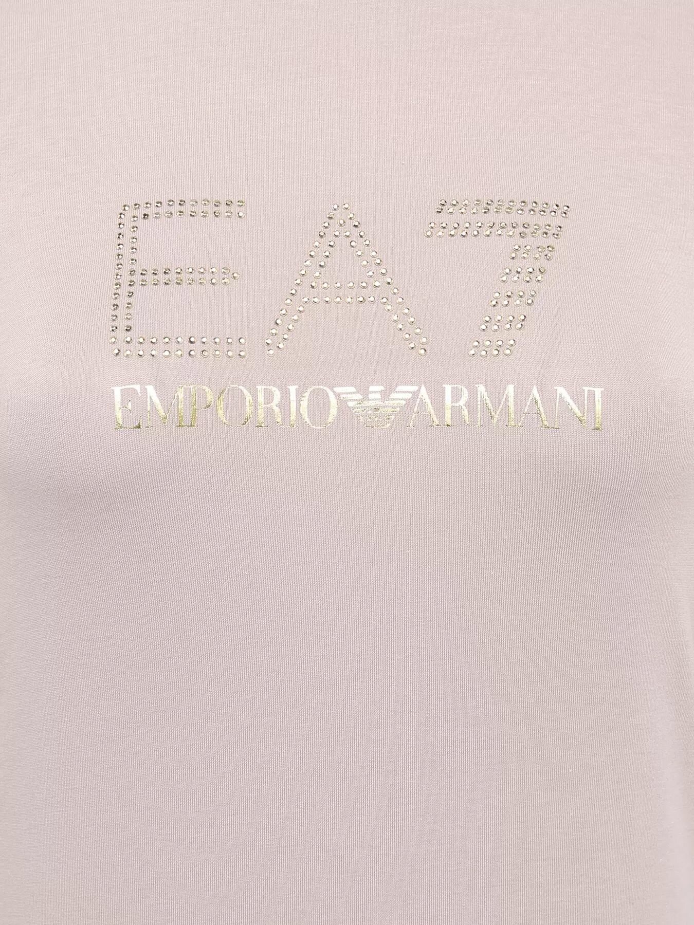 Платье EA7 EMPORIO ARMANI Весна-лето 2025, размер S, розовый — фото 1
