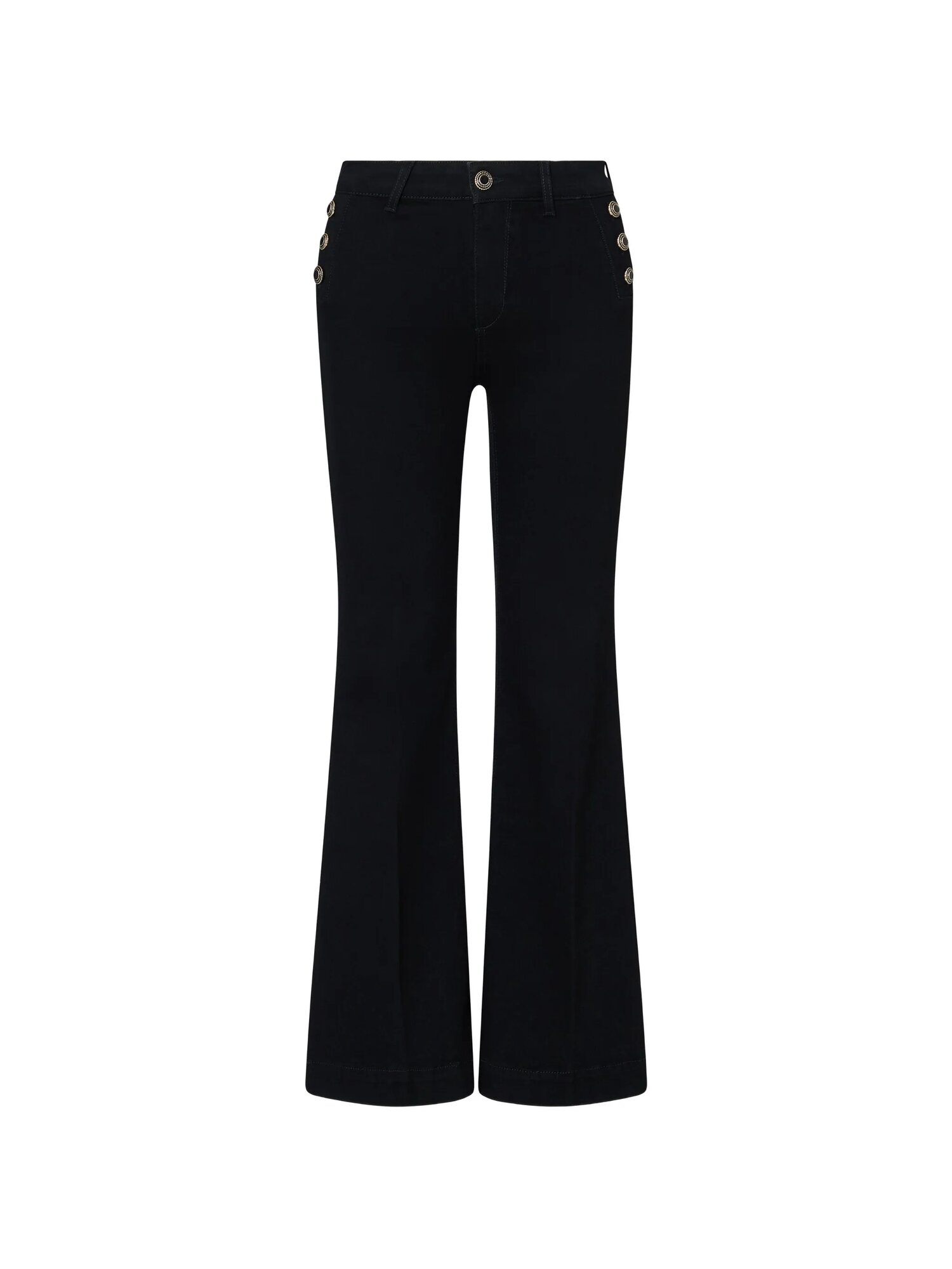Джинсы Flare jeans with jewel buttons 
