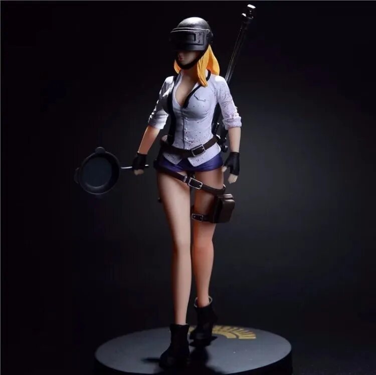 Фигурка из игры PUBG, Дамы-солдаты A, 19см, ПВХ, Аниме