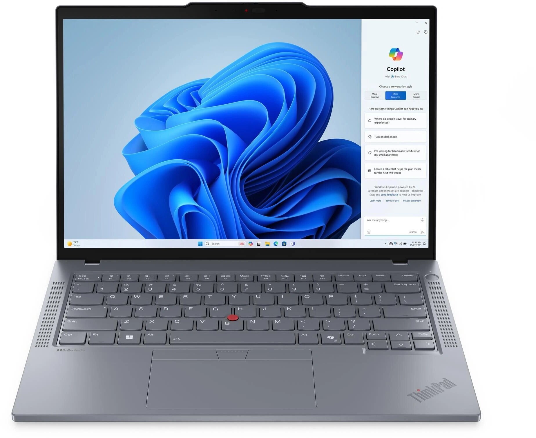 Ноутбук Lenovo ThinkPad T14 G5 Core Ultra 7 155U 16Gb SSD512Gb Intel Graphics 14 IPS WUXGA (1920x120