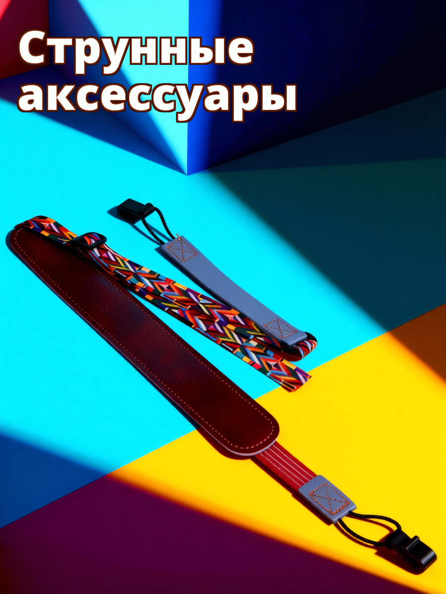 Износостойкий плечевой ремень для укулеле с комфортной посадкой подходит для всех моделей 90,00×4,20×0,50см