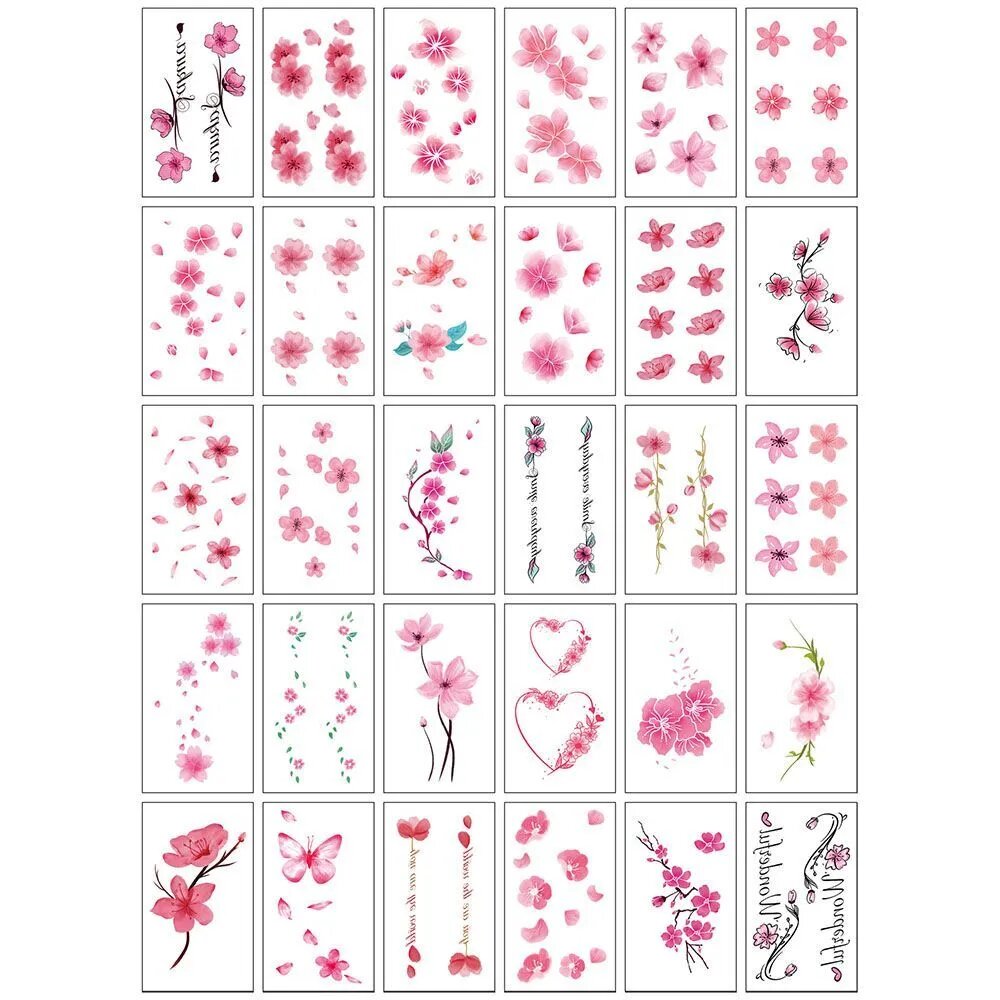 30Pcs/set Стикеры тела
