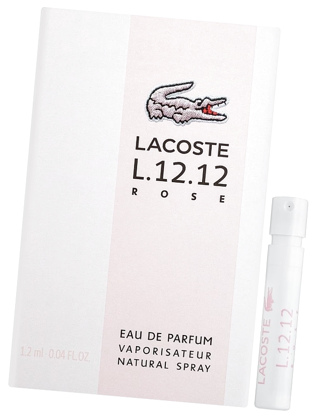 Женская туалетная вода Lacoste L.12.12 Rose 1.2 мл пробник - Лакост Эль 12 12 Розе
