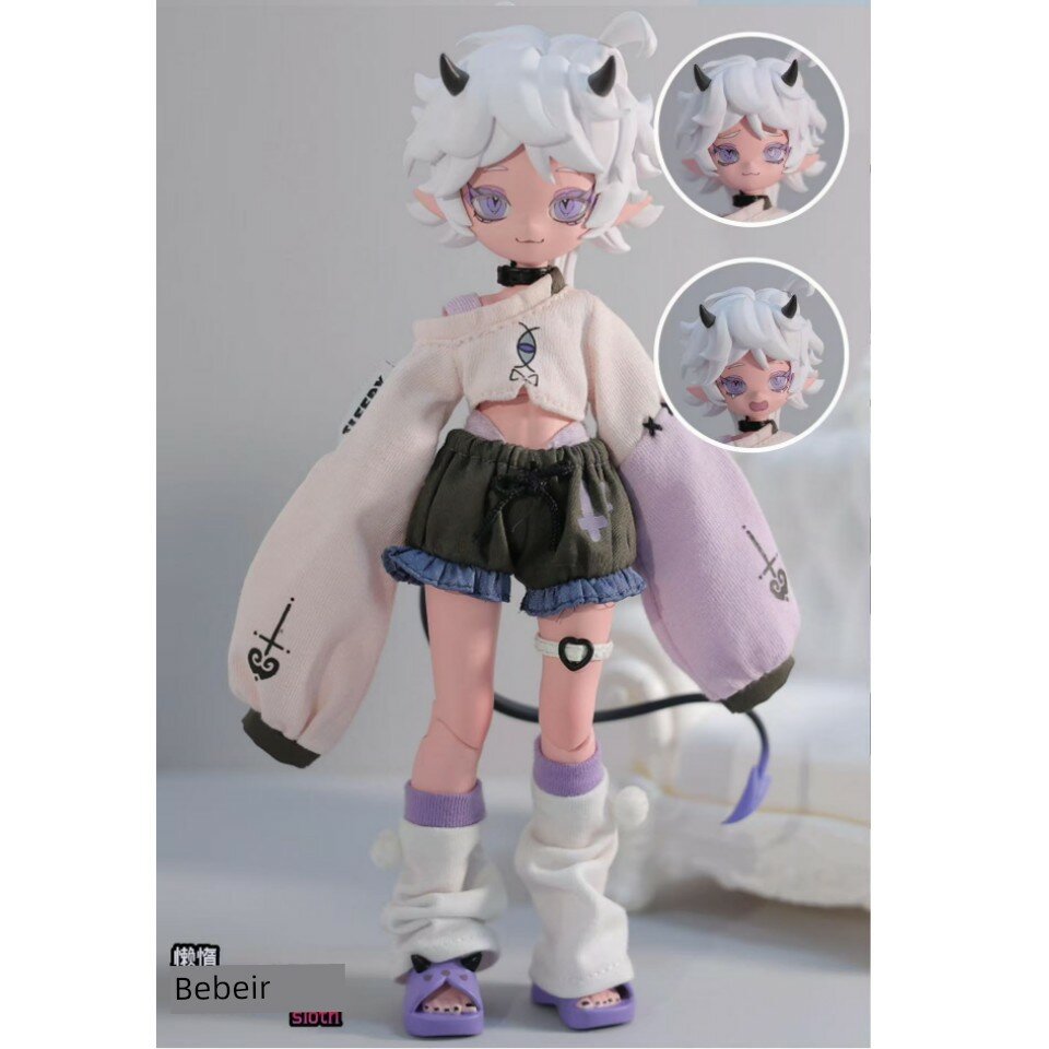 Серия демонических рогов 8-дюймовая кукла BJD - фигура лени, подтверждена при распаковке, коллекционная игрушка