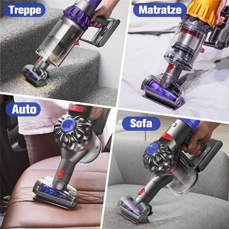 Пылевыбивалка для Dyson V7, V8, V10, V11, V15, пластик, длина 16 см, ширина 15 см, вес 432 г — фото 1