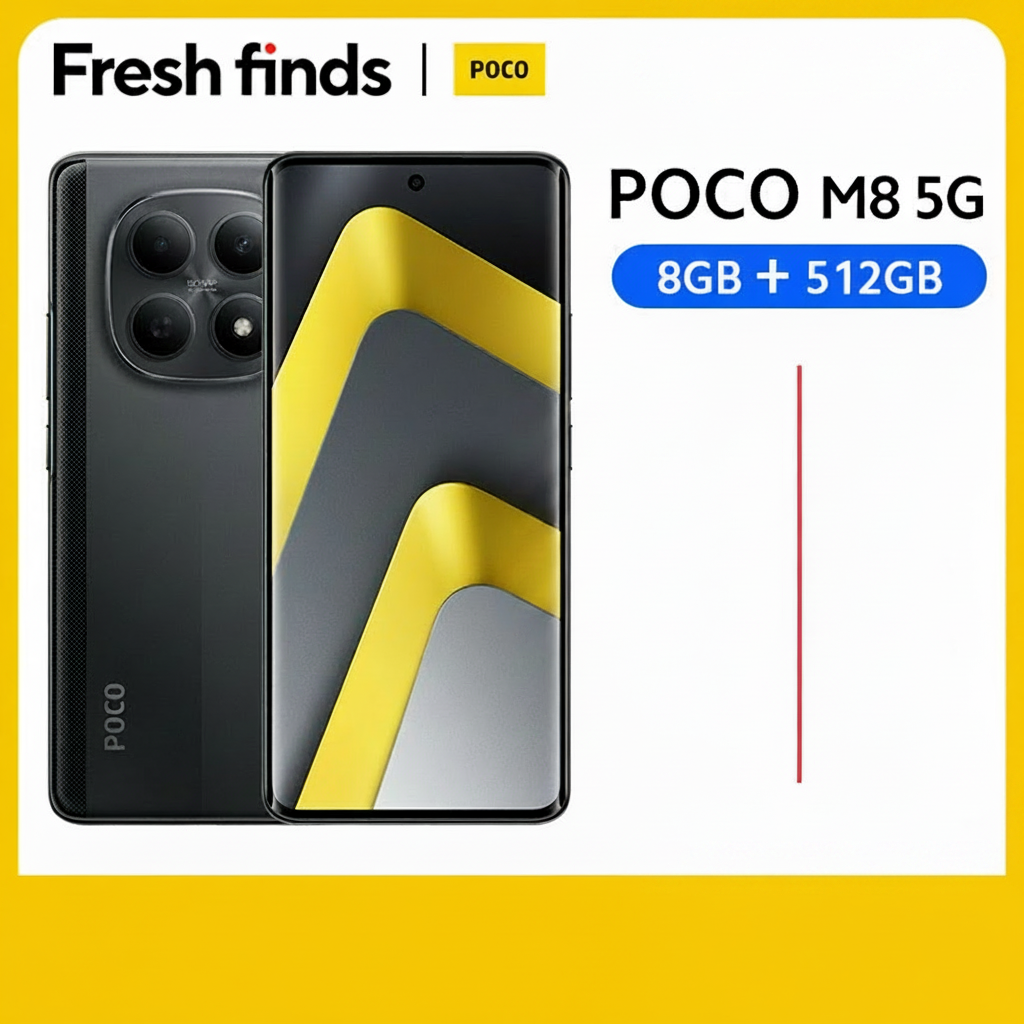 Смартфон Poco M8, 8/512ГБ, global