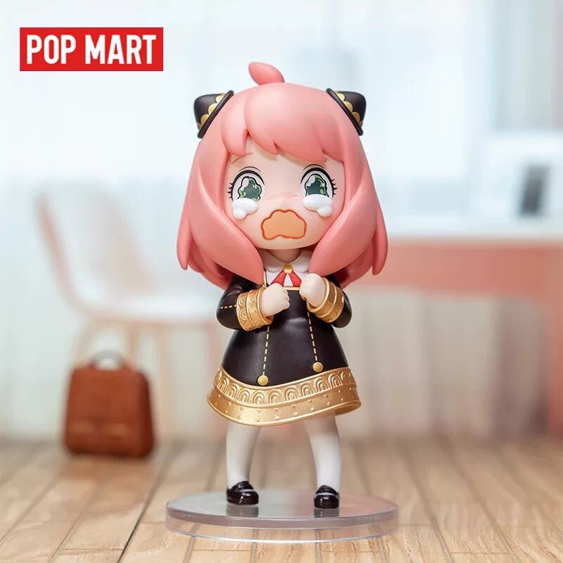 POP MART Сериал Спайк Х Фамилия Аня Дейли Блайнд Бокс Коллекционная Фигурка - Выражение Плача, Высота 10 см, Вес 100 г,