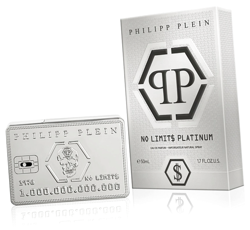 Мужская парфюмерная вода Philipp Plein No Limits Platinum 50 мл - Филипп Плейн