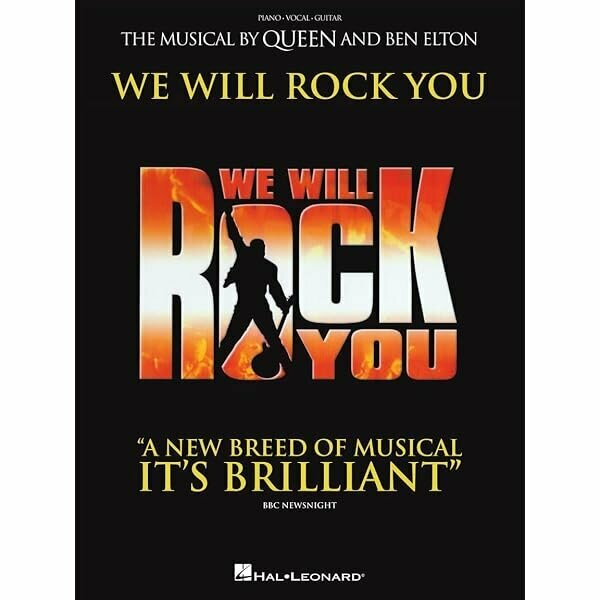 We Will Rock You: The Musical by Queen and Ben Elton，Reprinted paperback book