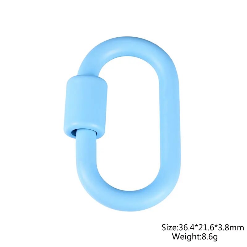 Juya металлические застежки для украшений Голубой, Sky blue