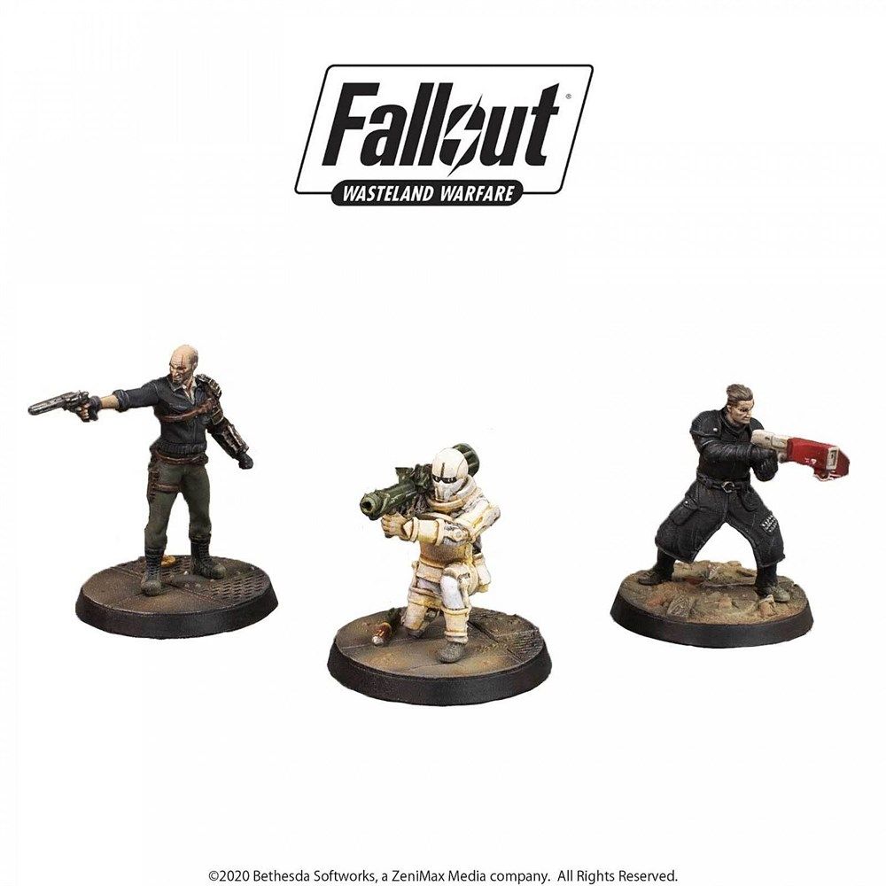 Игровые миниатюры Modiphius Fallout: Wasteland Warfare - Institute: Institute Covert Operations