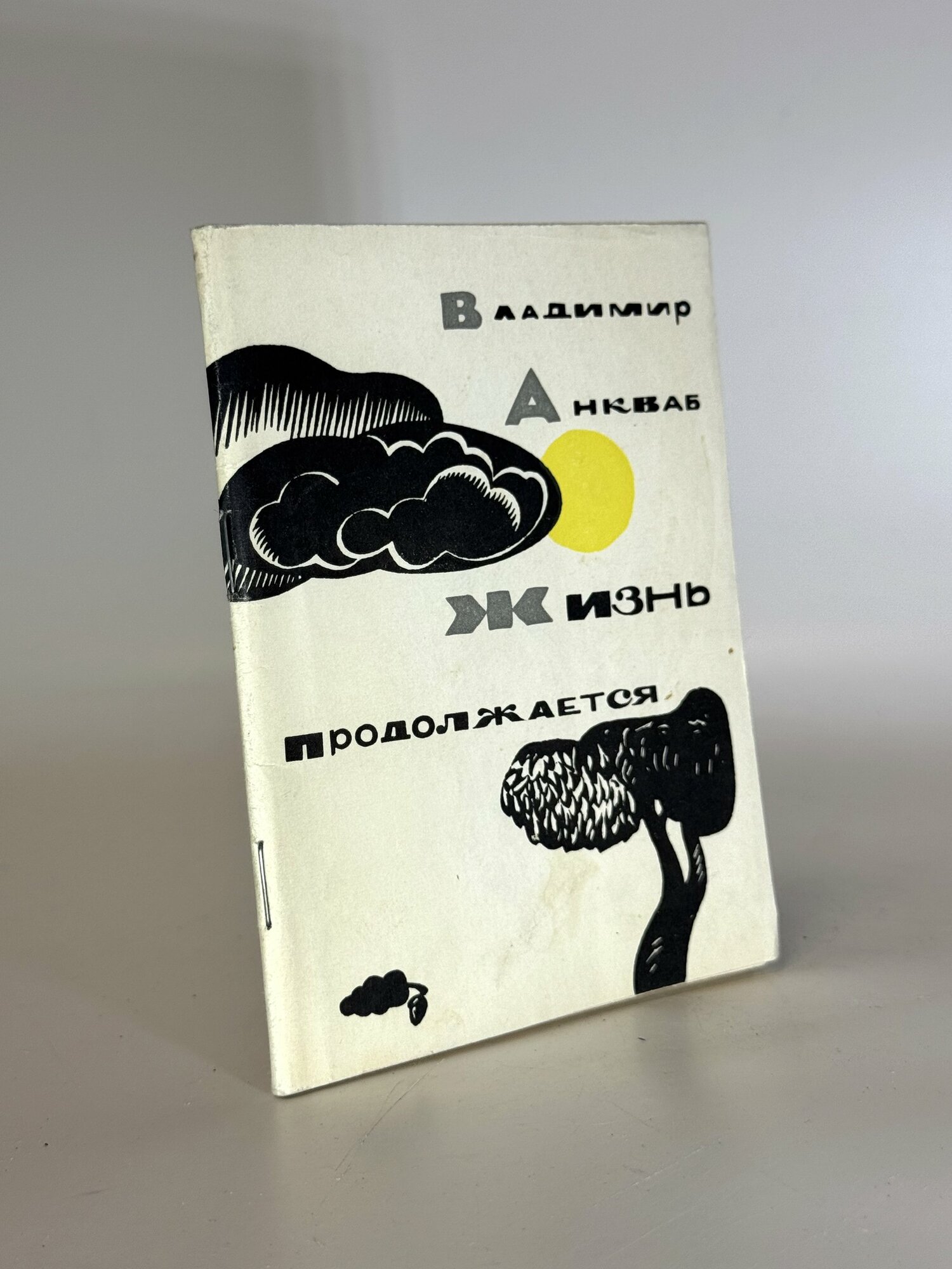 Жизнь продолжается. Владимир Анкваб. Букинистические книги в отличном состоянии.
