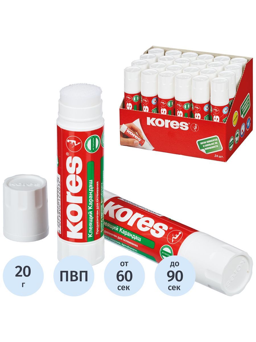 Клей-карандаш Kores 20 г (12203)
