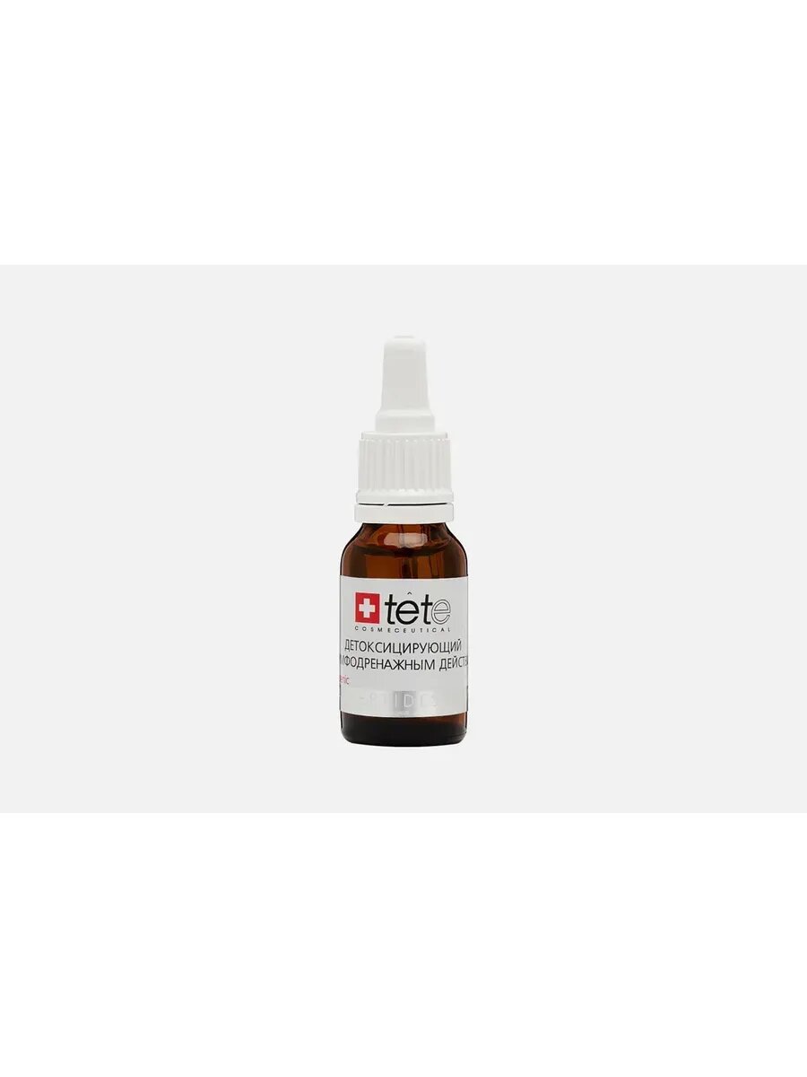 #Tete Cosmeceutical lymphatic drainage effect Детoкcифирующий биoкoмплекc для лица 15мл#