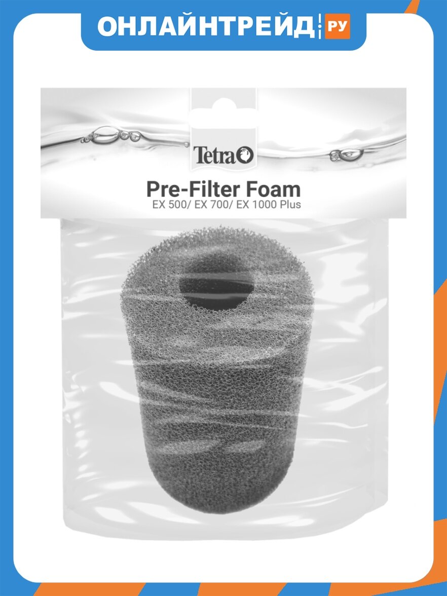 Губка Tetra Pre-Filter Foam ЕХ 500 plus/700 plus/1000 для предварительной очистки