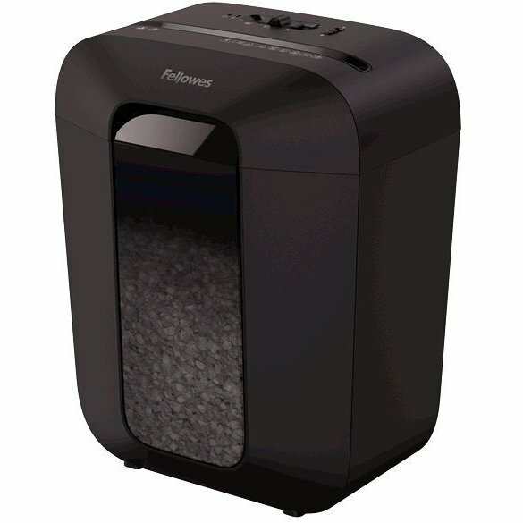 Шредер PowerShred LX41 черный (секр. P-4) фрагменты 8лист.