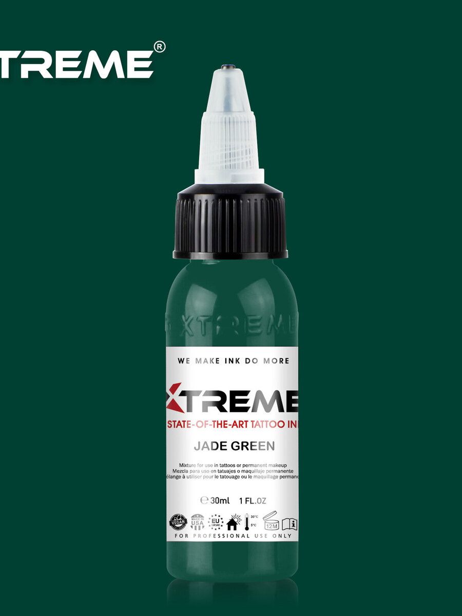 Тату-Пигмент Xtreme Ink Jade Green (7мл)