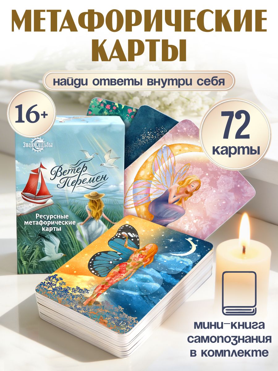 Метафорические карты Miland "Ветер перемен" (72 карты)