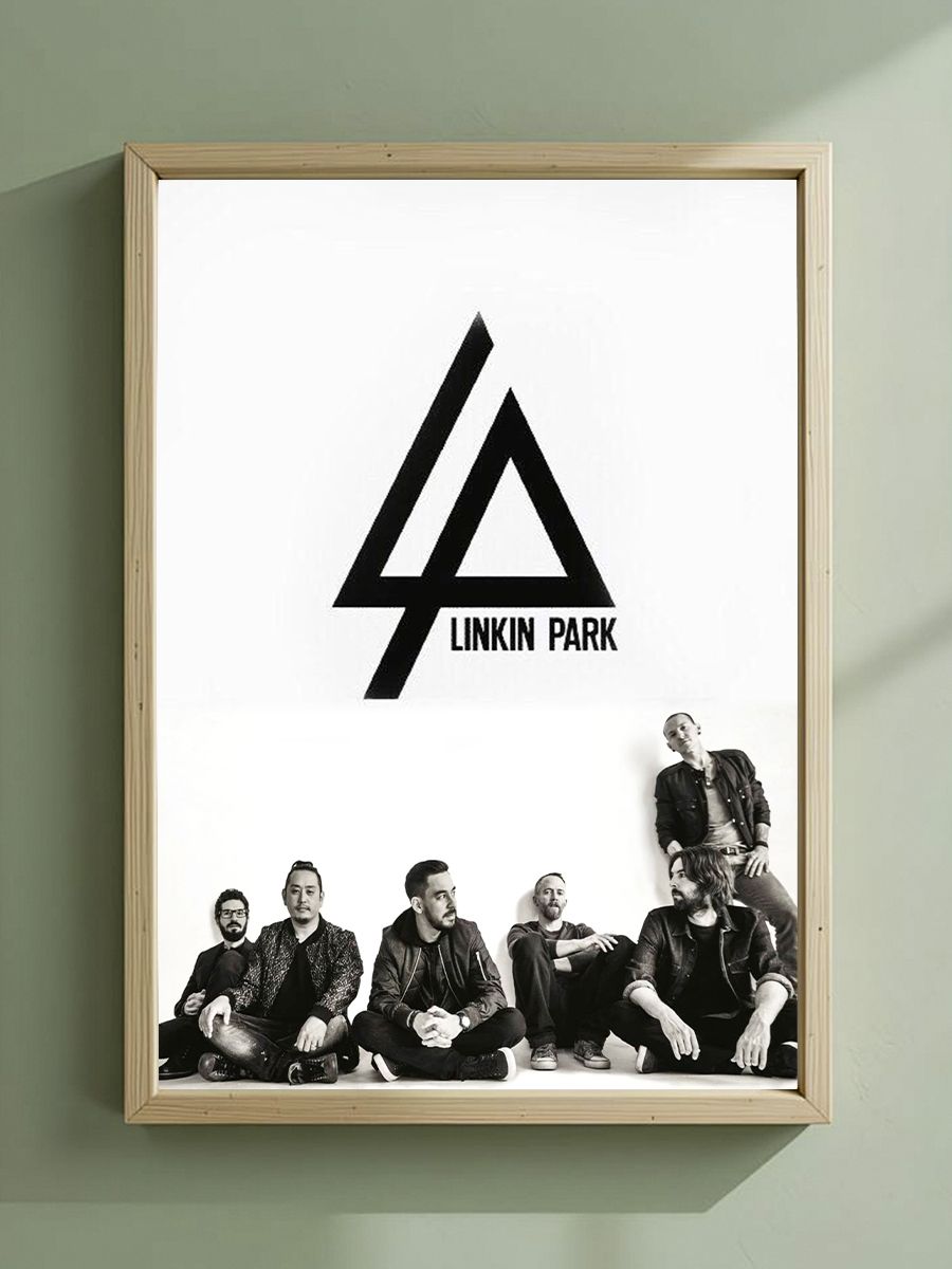 Постер, плакат на стену "Linkin Park Рок Группа" 42 см х 29,7 см (А3), Без Рамы