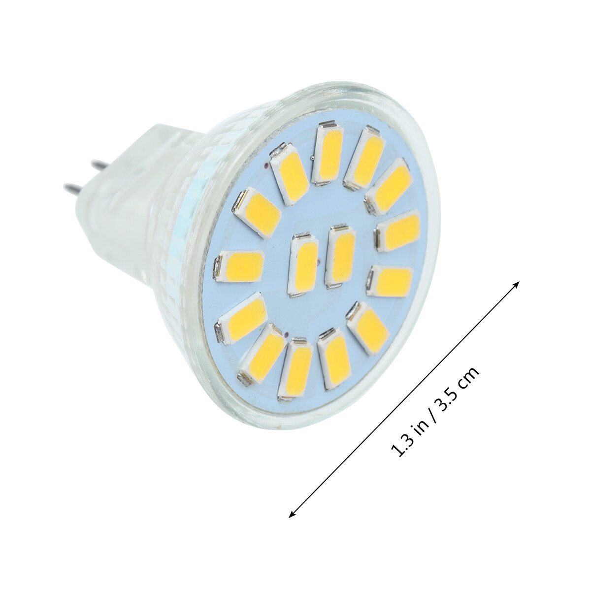 Миниатюрная led лампа mr11 5 вт теплый белый свет для домашнего освещения 12-24 в