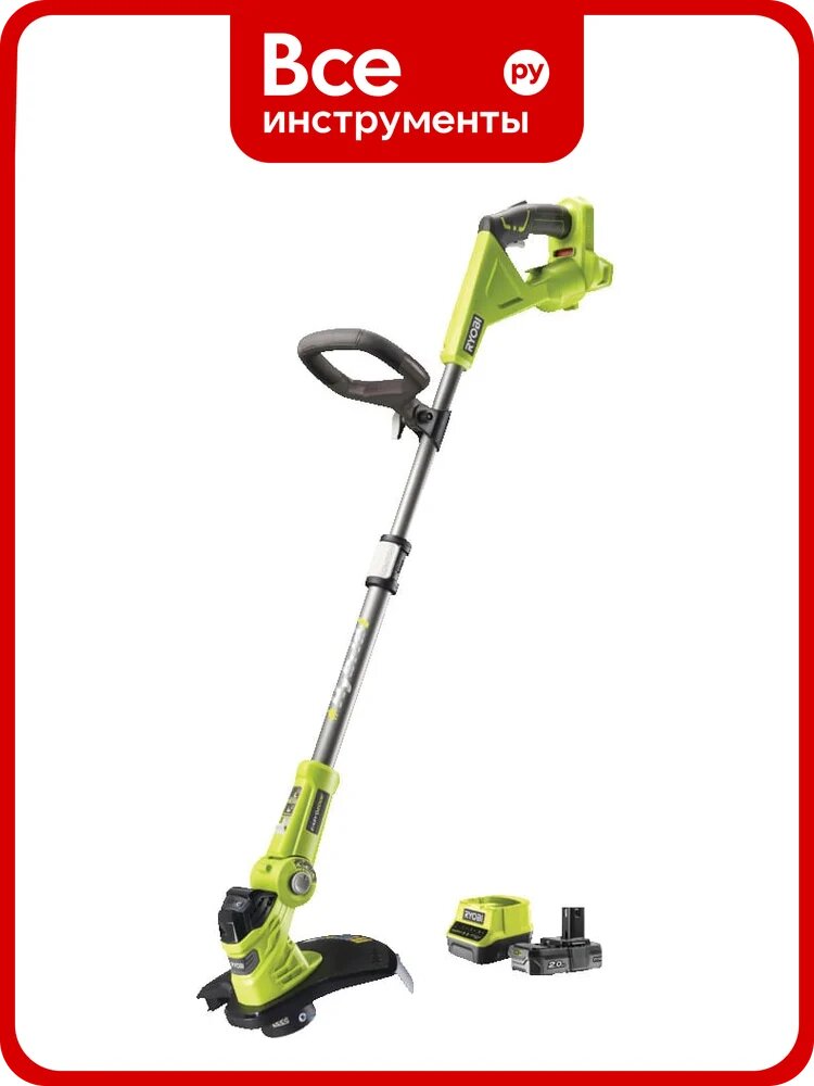 Гибридный триммер Ryobi ONE+ RLT1831H25F 5133003711 с регулируемой штангой и автоматической подачей лески