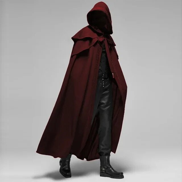 Костюм мага средневековья FD1;6 Бордовый, XXL, Red Robe