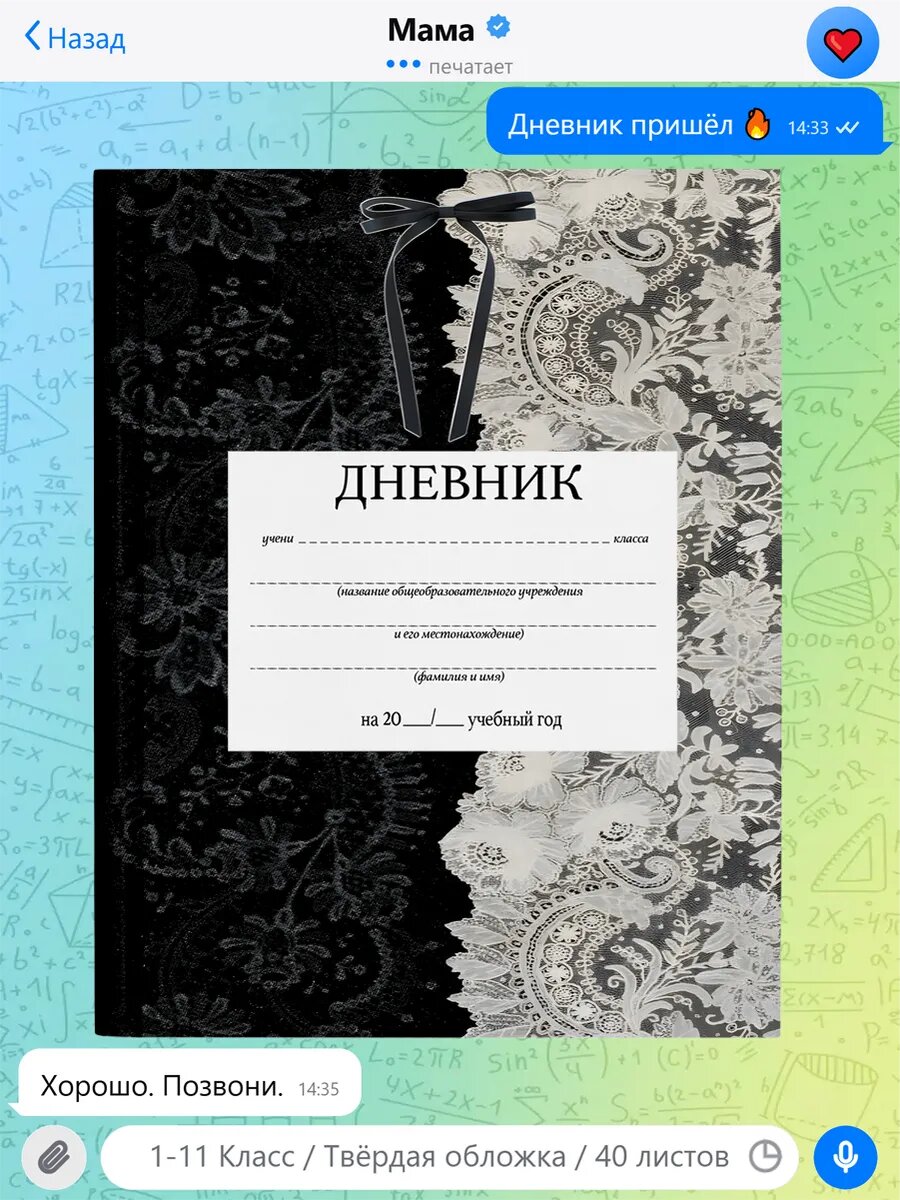 Школьный дневник с принтом y2k pinterest