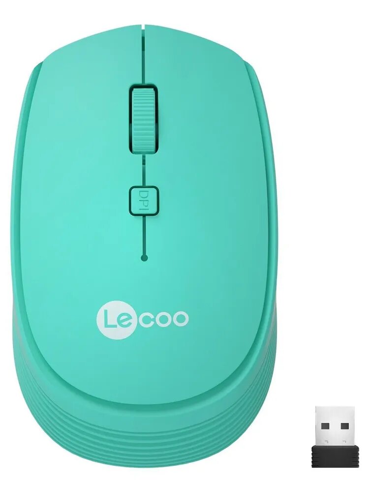 Lenovo Мышь беспроводная, бирюзовый