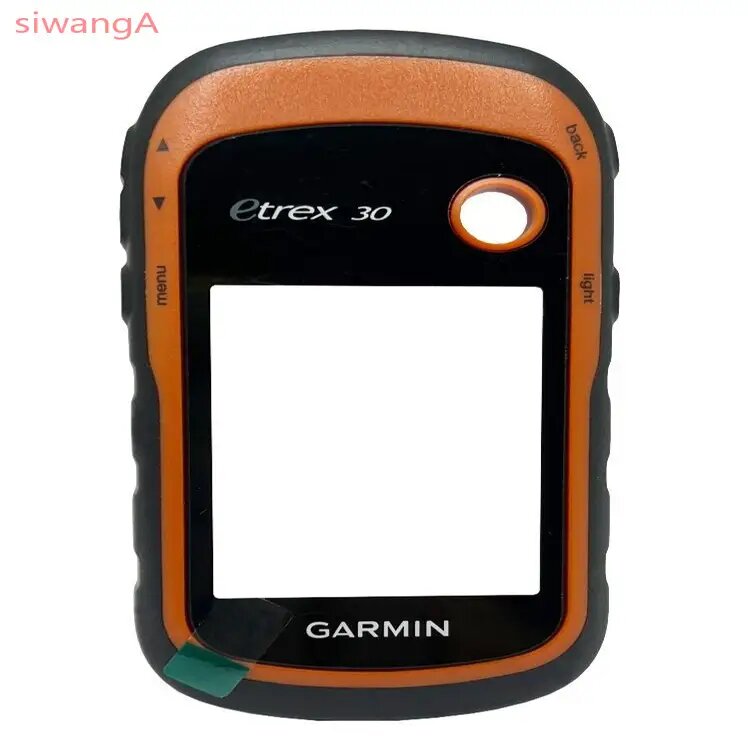 Премиумзащитный корпус для Garmin eTrex 30, фронтальная панель с защитным стеклом и тактильными клавишами, применяется для портативных GPSнавигаторов при сервисном восстановлении и замене комплектующих.