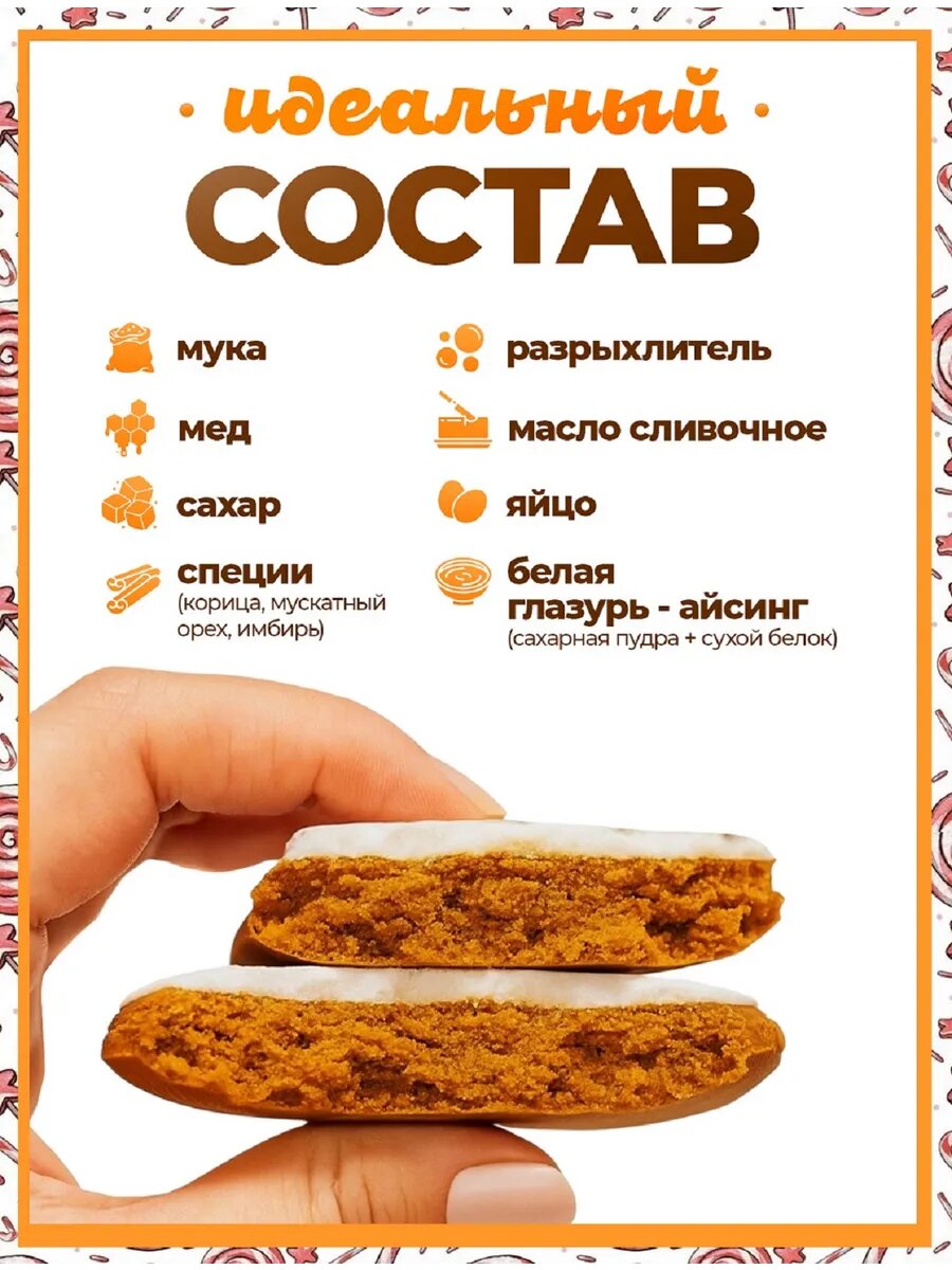 Пряники на торт. Для девочки — фото 1