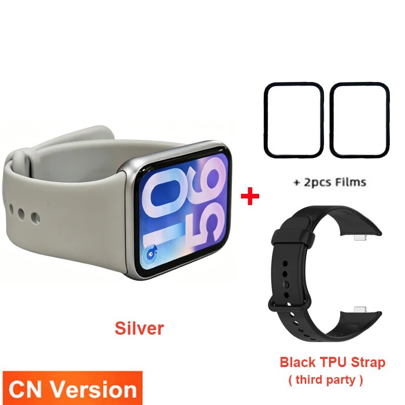 Xiaomi Smart Band 10 Pro, черный ремешок