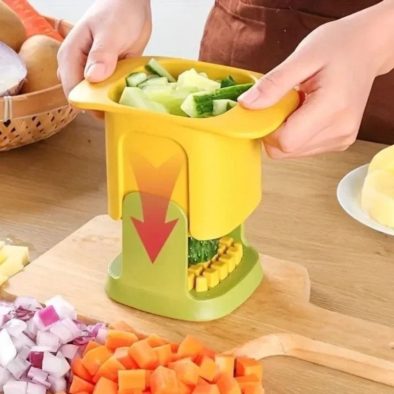 Овощерезка, терка, шинковка, нож для фигурной нарезки соломкой и кубиками картофеля фри, овощей и фруктов