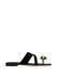Босоножки JIMMY CHOO Emeri Stone Flat, размер 39, black