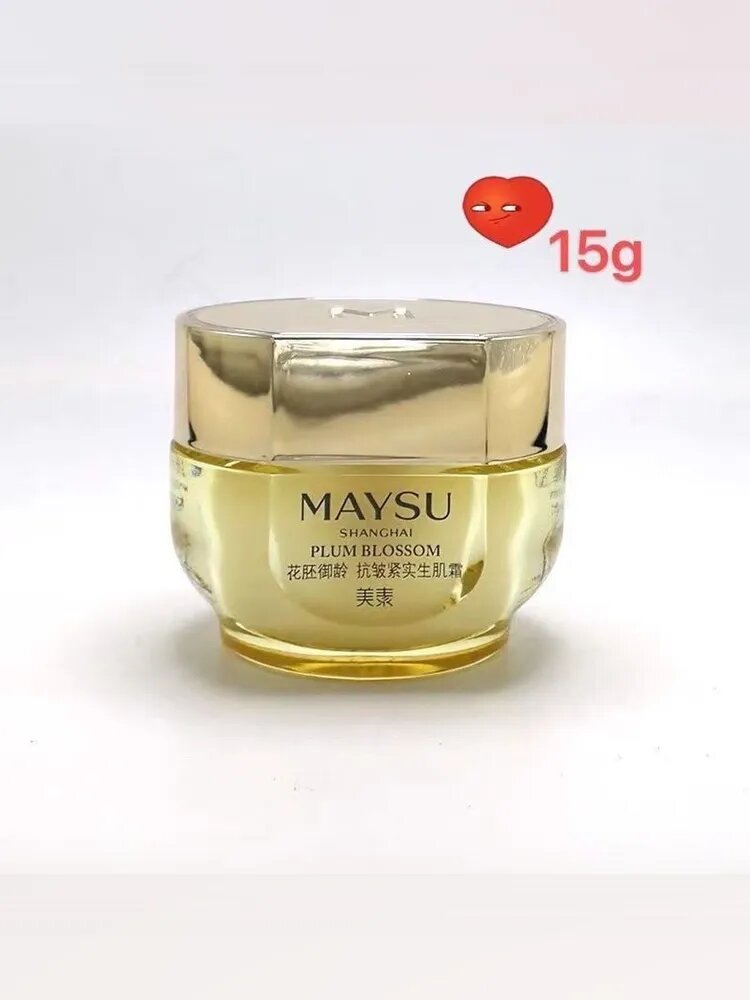 MAYSU SHANGHAI Plum Blossom Eye Cream Крем для области вокруг глаз мультиомолаживающий концентрированный, 15 г
