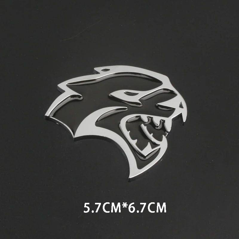 Металлический 3D значок на голову Hellcat, эмблема на задний багажник, наклейки для зарядного устройства Srt8 Srt4, дротик Durango Challenger Caliber Journey Caravan
