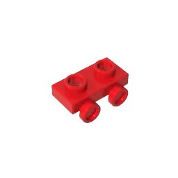 Красный LEGO Brick 2x4 с отверстиями, 010