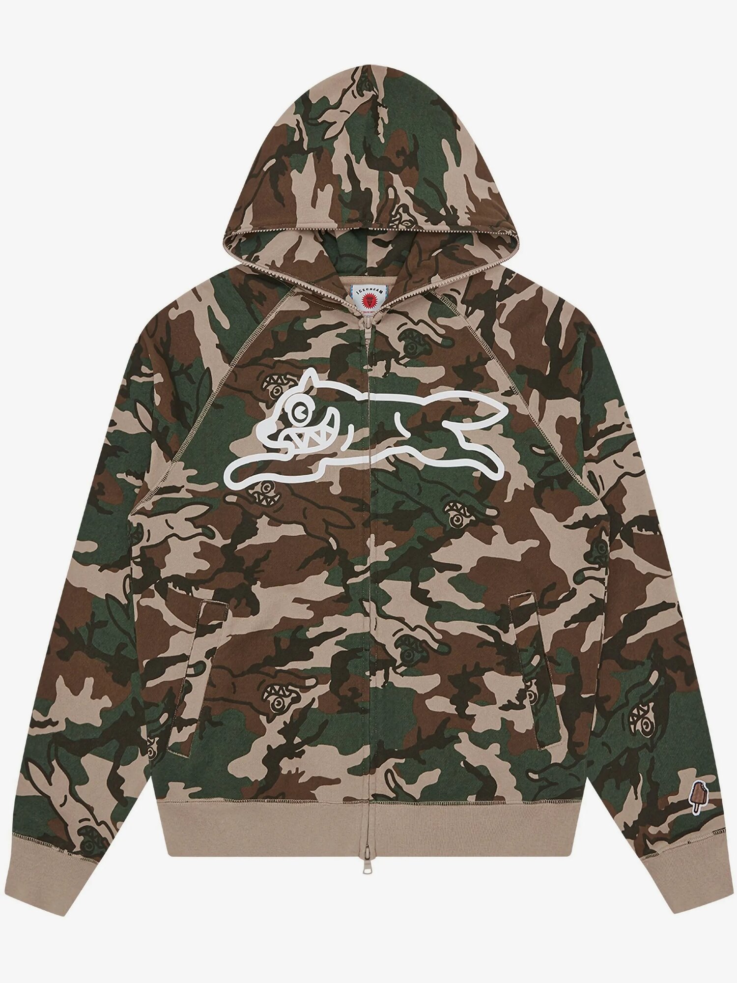 Худи Running Dog Woodland Camo