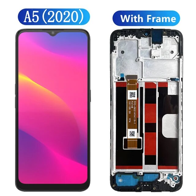 Новый ЖК-дисплей 6,5 Дюйма Для Oppo A9 2020 A5 2020, Сенсорный Экран-дигитайзер С A5 With Frame