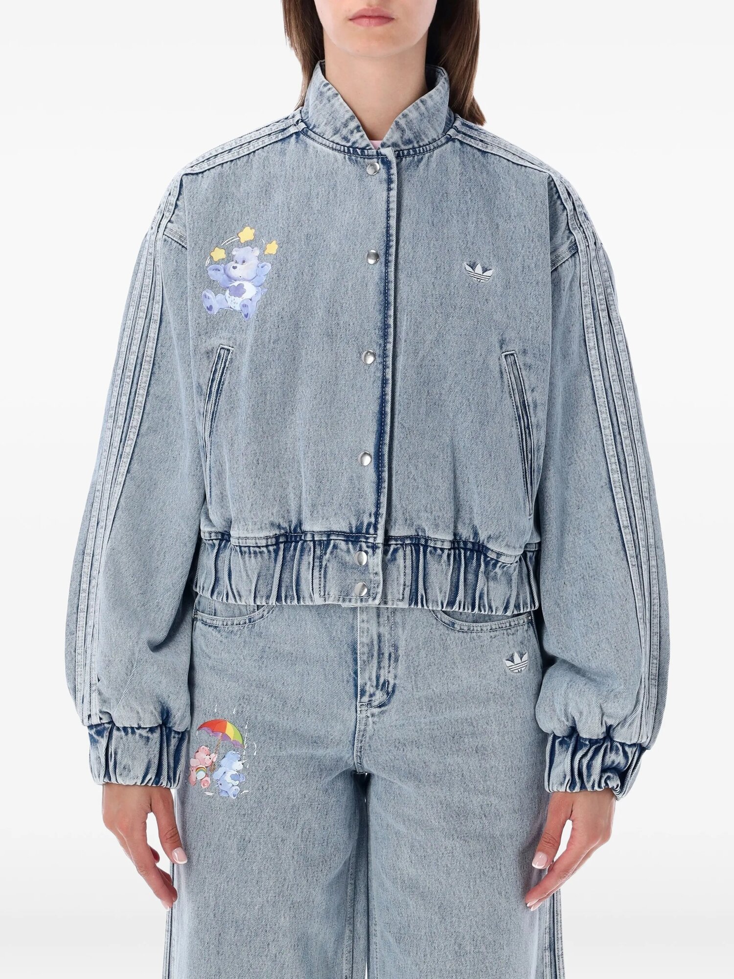 Пальто adidas, размер S, синий